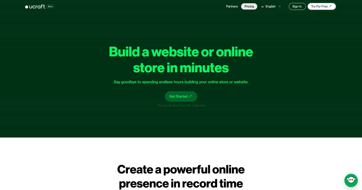 No-Code Free Website Builder | 14-day Free Trial | Ucraft Next
